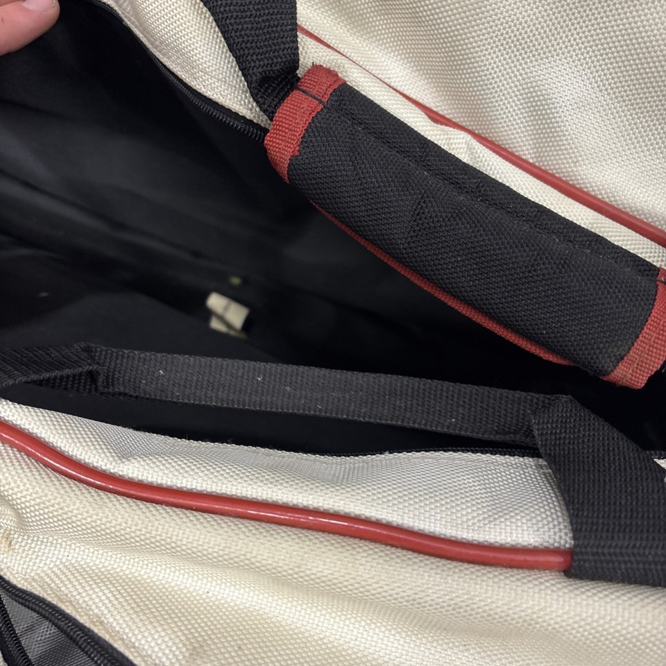 WILSON Tennis Racquet Bag Backpack Red White #c3 | eBay