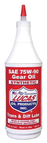 Lucas Oil 10047 Synthetic Gear Oil - 75W90 - 1qt. 49807100476| eBay