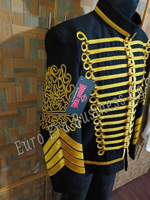 New Napoleonic Hussars Uniform Military Style Tunic Jimi Hendrix Jacket ...