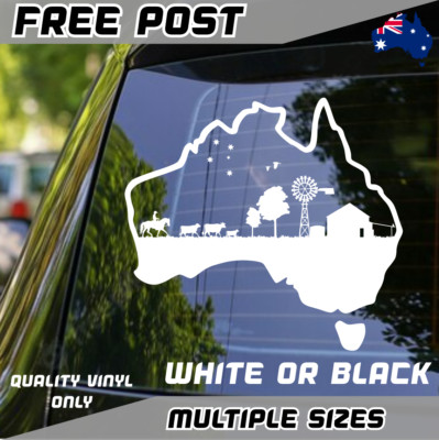 Aussie Outback Sticker Decal Caravan Car Adventure Country Australia ...
