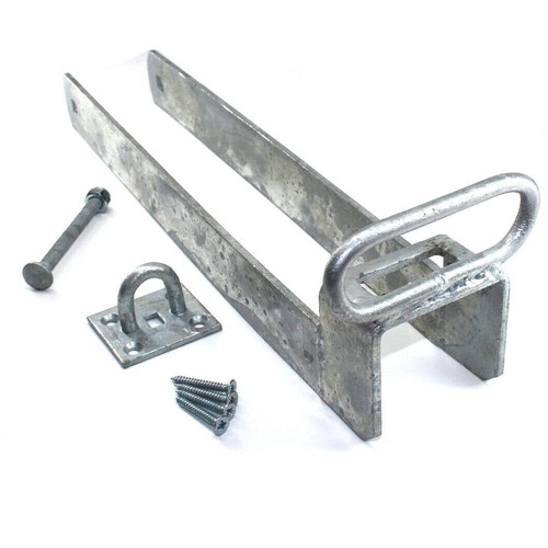 Heavy Duty Lockable Throw Over Gate Loop with Handle & Fixing Pin Field ...