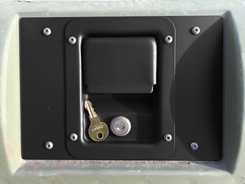 Locking Slant Back Rear Hatch Exterior Handle + Plate 12339881 5340-01 ...