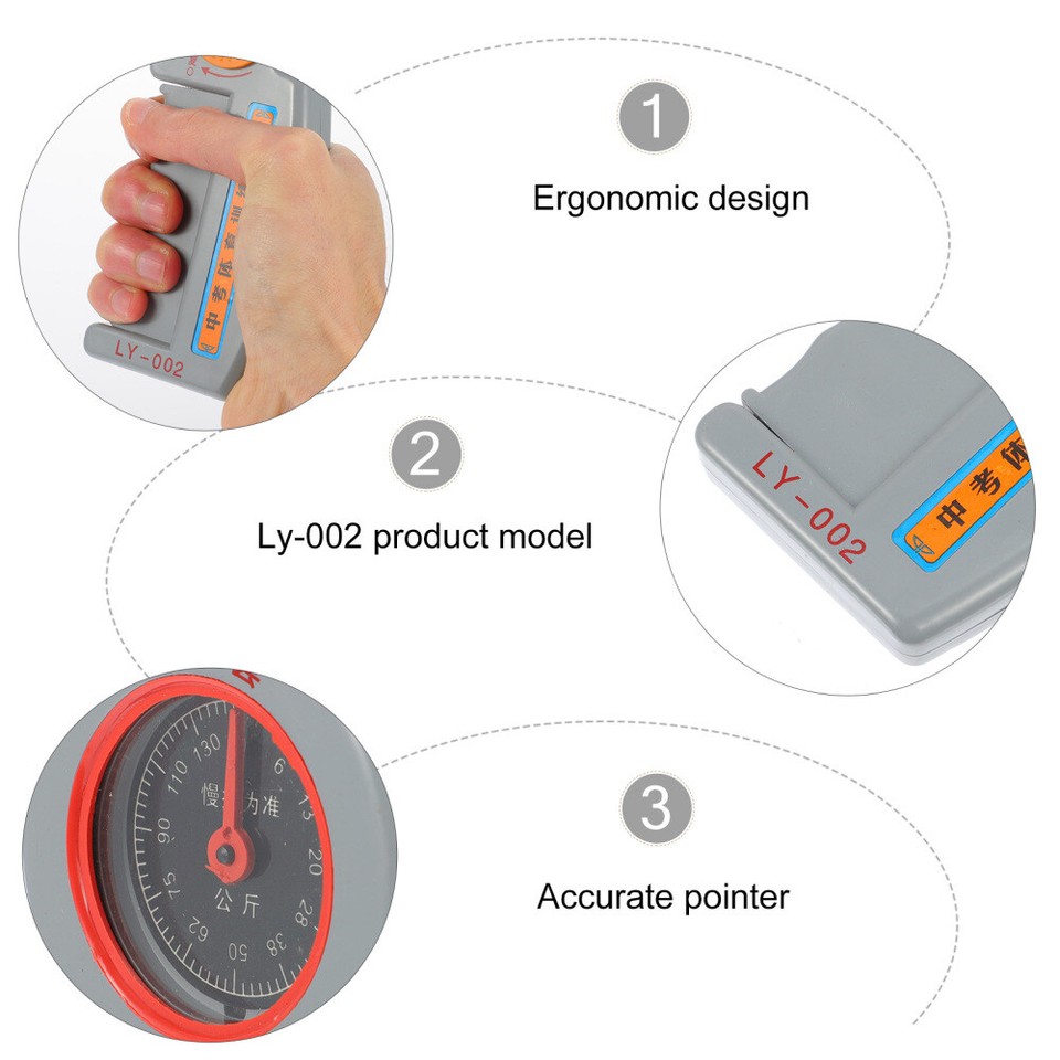Hand Grip Test Dynamometer Gripper Finger Strength Trainer Fitness | eBay