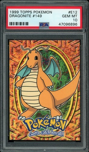 1999 Topps Pokemon #E12 Dragonite #149 PSA 10 | eBay