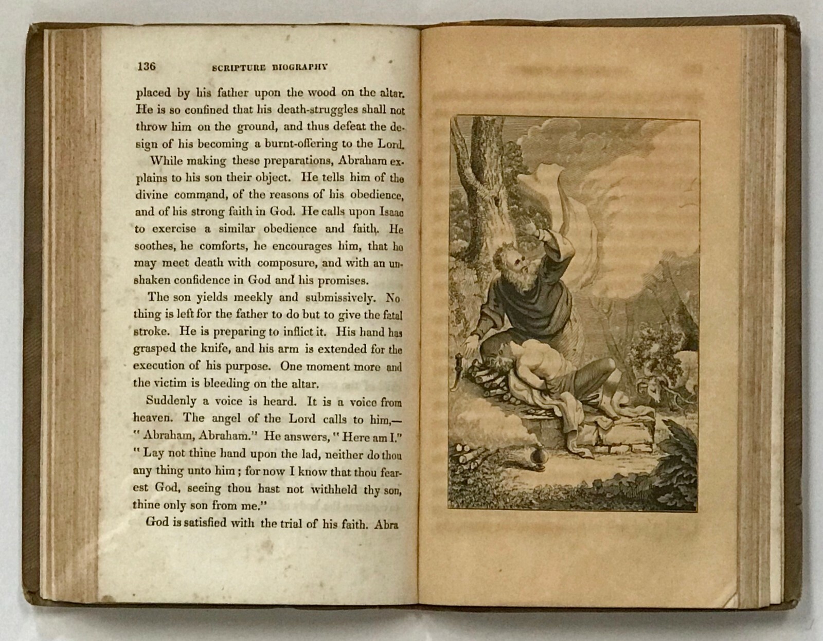 Gallaudet, Rev. T.H. SCRIPTURE BIOGRAPHY FOR THE YOUNG. New York, 1838 ...