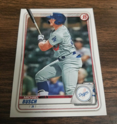 MICHAEL BUSCH 2020 BOWMAN DRAFT CARD BD-42 LOS ANGELES DODGERS (ROOKIE ...