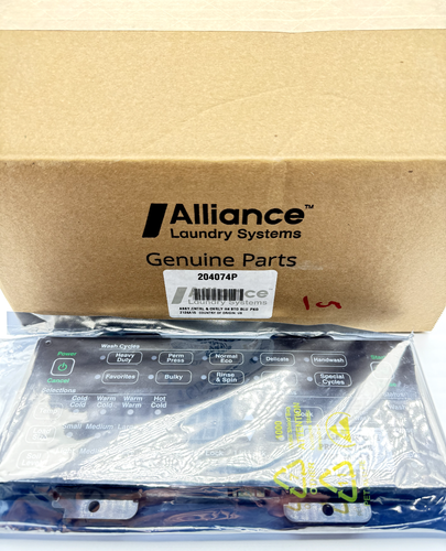 Speed Queen Washer Control Board & OVRLY H4 STD BLU #204074P *NEW OEM ...