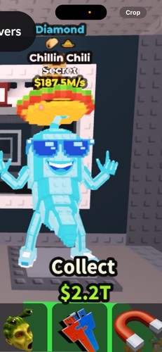 Steal a Brainrot Diamond Chillin Chili 187.5m Per Sec | eBay