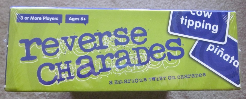 REVERSE CHARADES ORIGINAL 500 WORDS & PHRASES, USA OPOLY, BRAND NEW ...