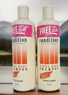 2 Clairol Condition Extra Body Shampoo Fine 18 Oz NEW Old Stock | eBay