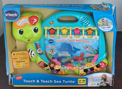 VTech Touch & Teach Sea Turtle NEW BUT HAS DAMAGED BOX | eBay