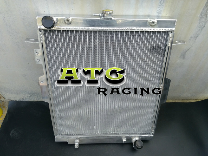 Aluminum Radiator+Fan for TOYOTA Landcruiser HDJ78 HDJ79 HZJ78 HZJ79 ...