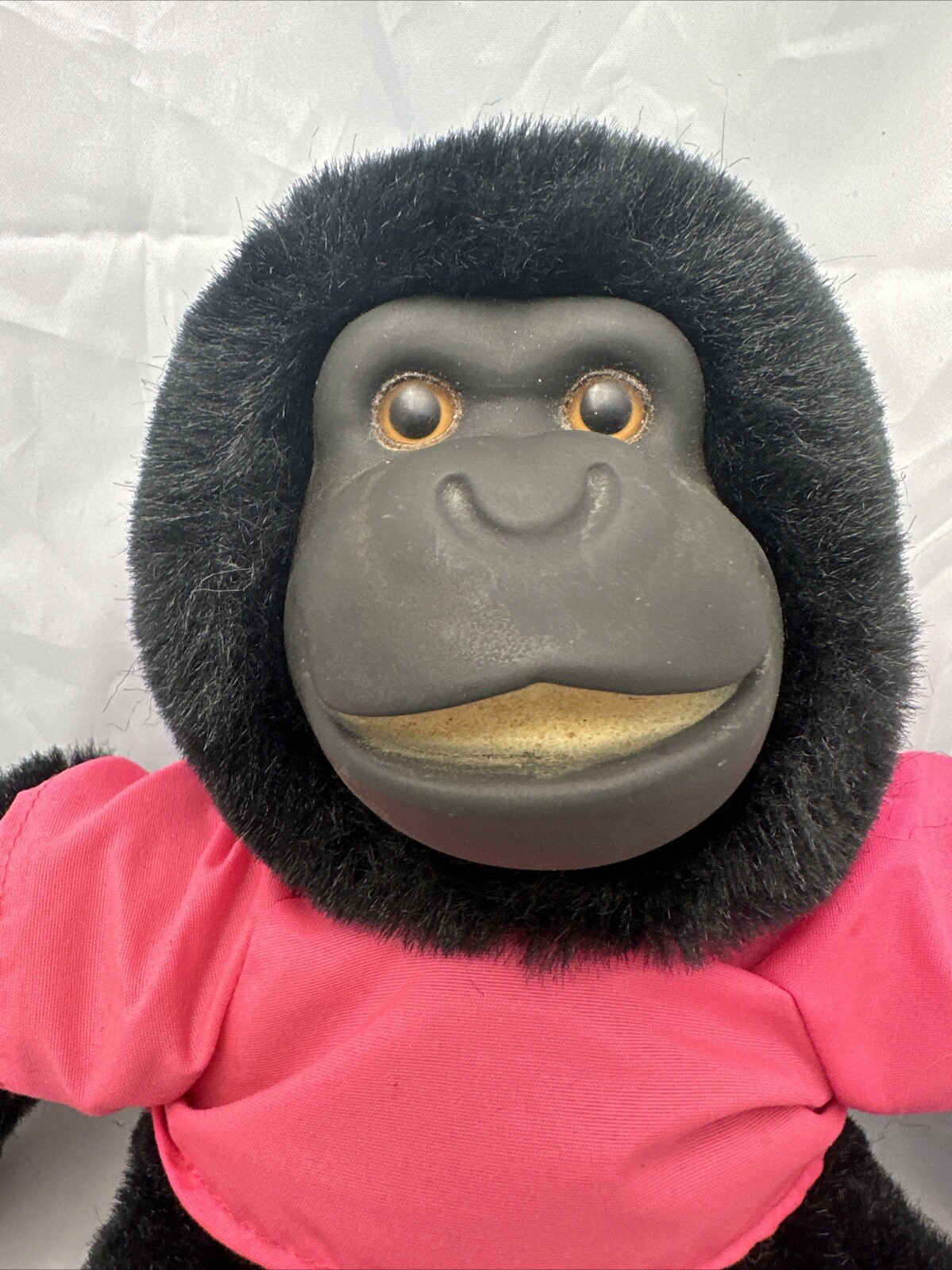 Vintage Commonwealth Rubber Face Pink Shirt Gorilla Ape Monkey 1989 ...