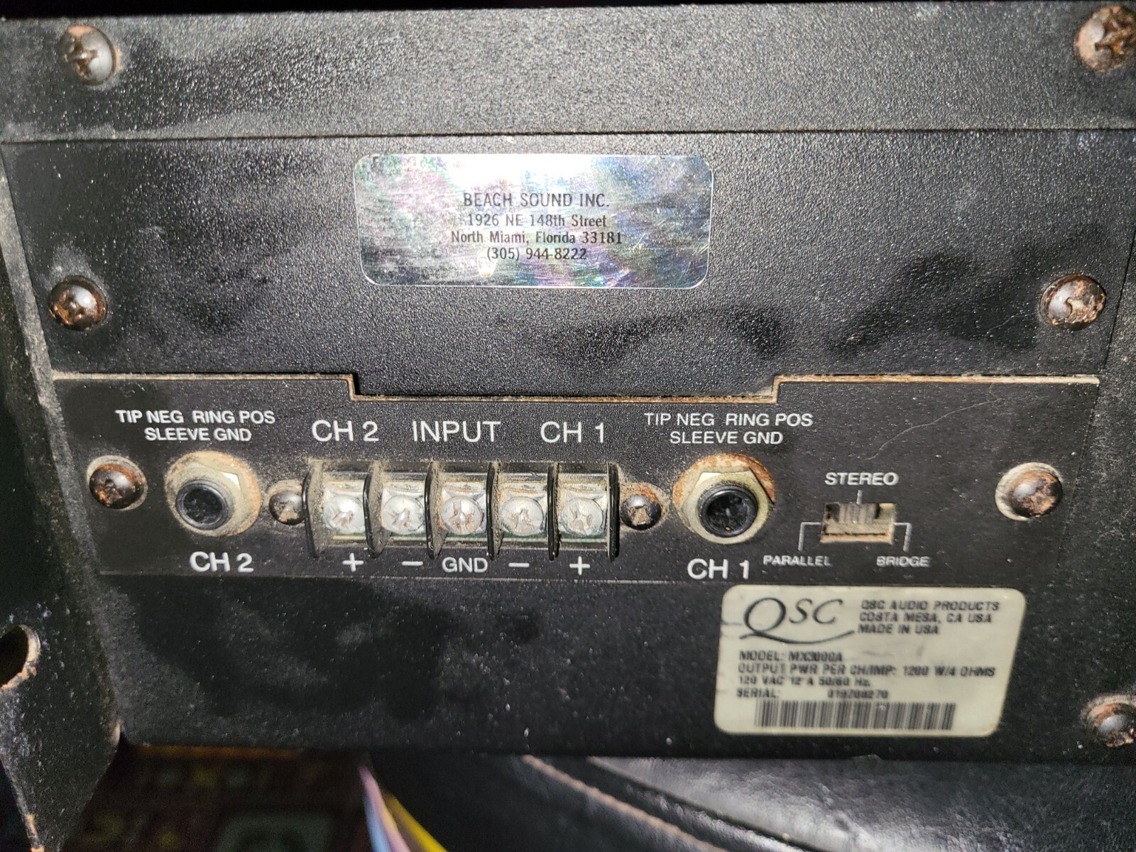 QSC MX 3000a Amp | eBay