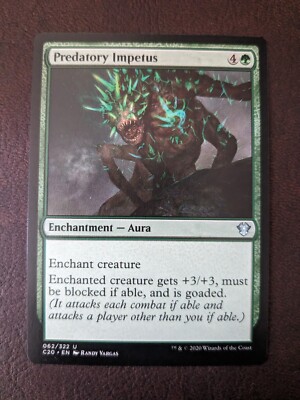 PREDATORY IMPETUS C20 - Magic The Gathering MTG Collectible Card game ...