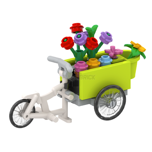 Genuine LEGO® Flower Delivery Bike, Minifigure Florist [MiniMOC] - ALL ...