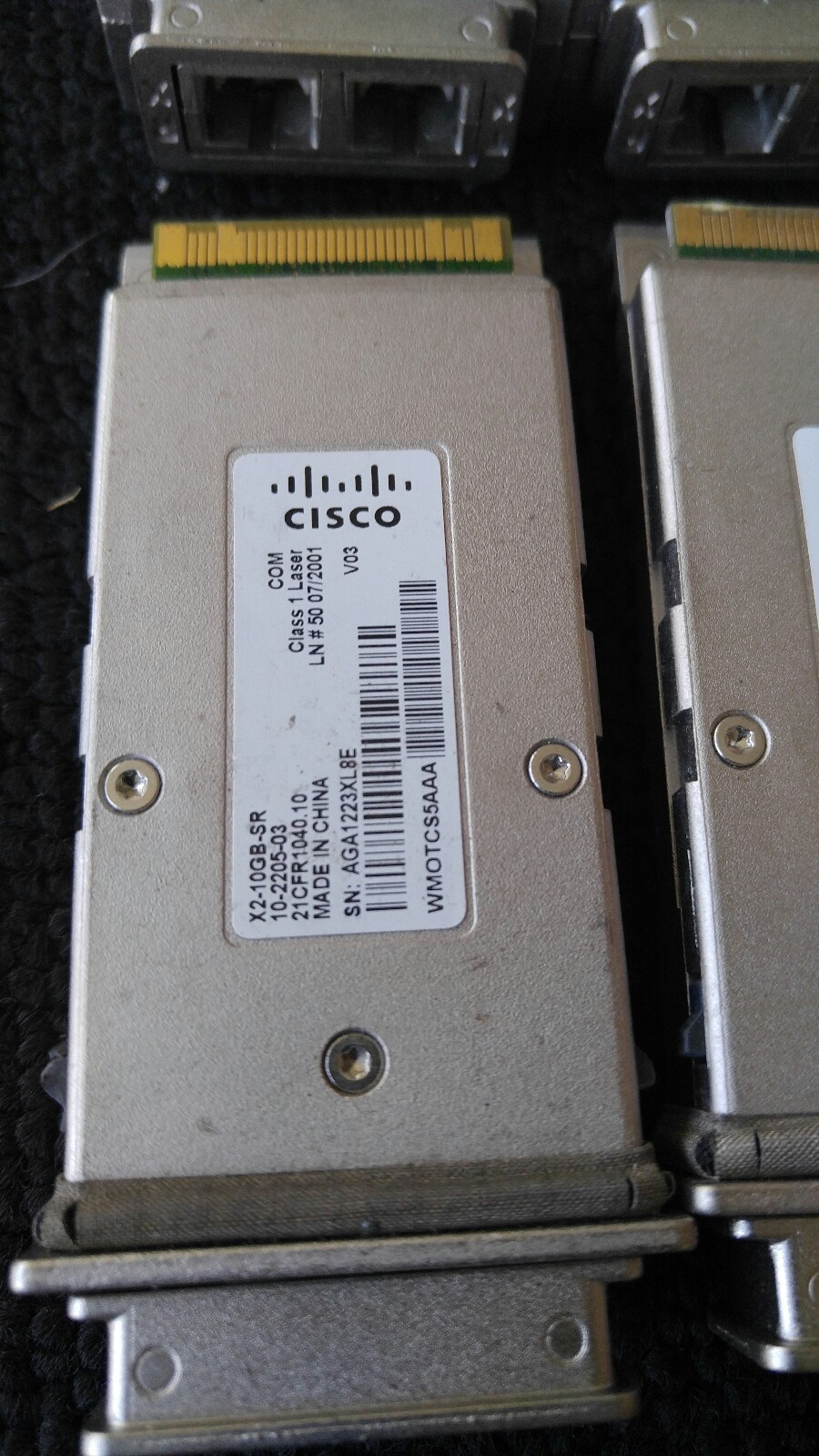 Lot of 6 CISCO X2-10GB-SR 10GBASE-SR X2 MODULE 10-2205-03/05/03 *5A | eBay