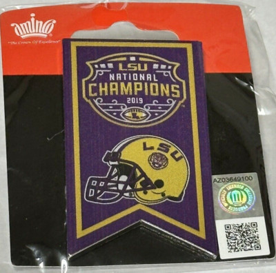 LSU Tigers Pin 2019 National Champions NCAA Football Pin | eBay