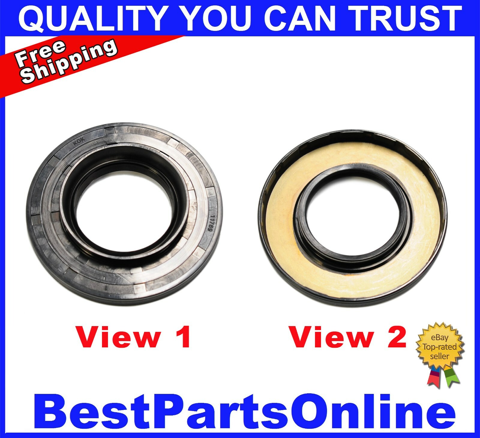 Axle Shaft Seal for Ram 1500 2014-2019 Front 4WD Ref. 710989 68146583AA ...