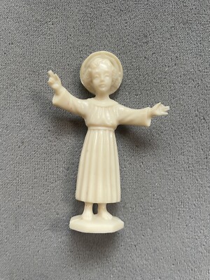 VINTAGE CATHOLIC STATUE YOUNG CHILD JESUS PREACHING 2-7/8" IVORY ...
