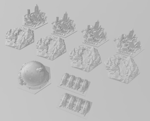 Days of Wonder Battle of Hoth custom scenery pack! Impassable Terrain ...