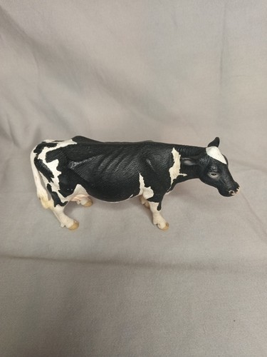 Schleich Holstein Dairy Cow Figure Black White 2007 | eBay