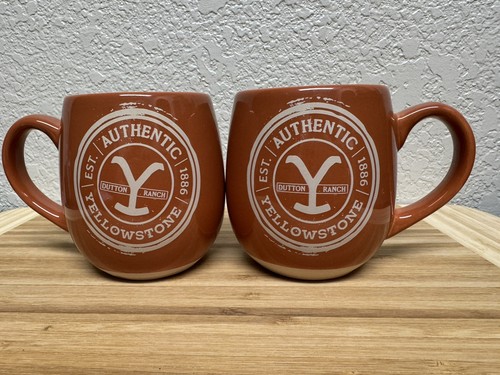 Authentic Yellowstone Dutton Ranch Set of 2 Coffee Mugs 16 oz. | eBay