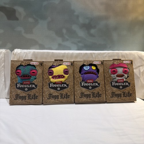 9" ZURU LOT OF 4 Fuggler FUGG LIFE Funny Ugly Monster | eBay