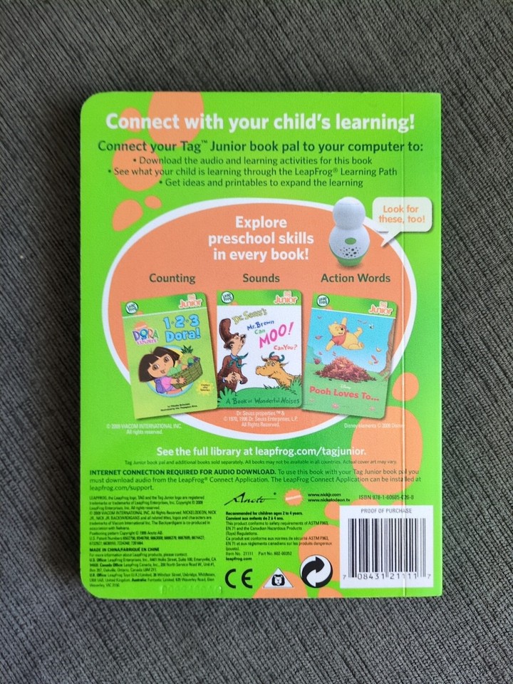 Tag Junior Backyardigans Opposites Leap Frog Leapreader Board Book | eBay