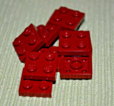 (8) 2x2 Dark Red Standard Plate Bricks ~ New Lego Parts ~ | eBay