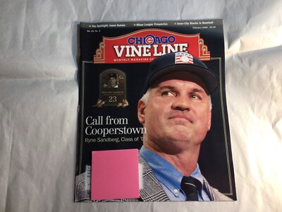 2005 Vine Line Chicago Cubs Magazine Ryne SANDBERG Call From ...
