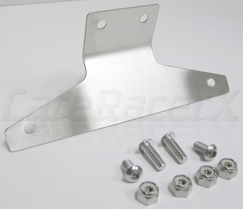 SXS ATV UTV License Plate Mount Stainless Tag Mount Bracket Universal ...
