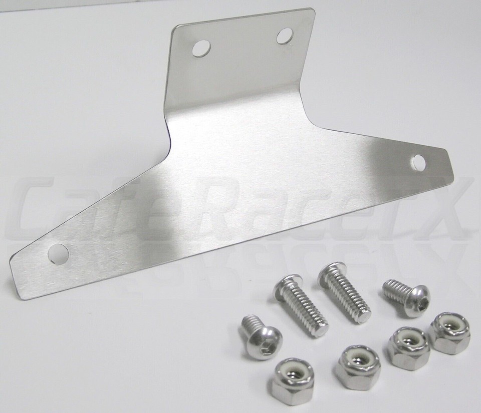 SXS ATV UTV License Plate Mount Stainless Tag Mount Bracket Universal ...