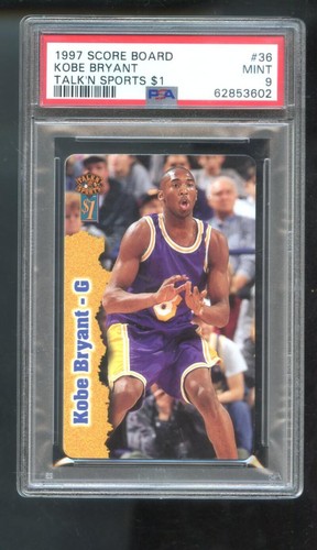 1997-98 Score Board Talk N' Sports $1 #36 Kobe Bryant PSA 9 Graded Card ...