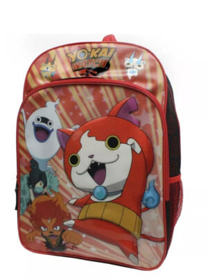 Yo-Kai Watch Boys Girls Unisex Multi Compartment 16 Inch Backpack ...