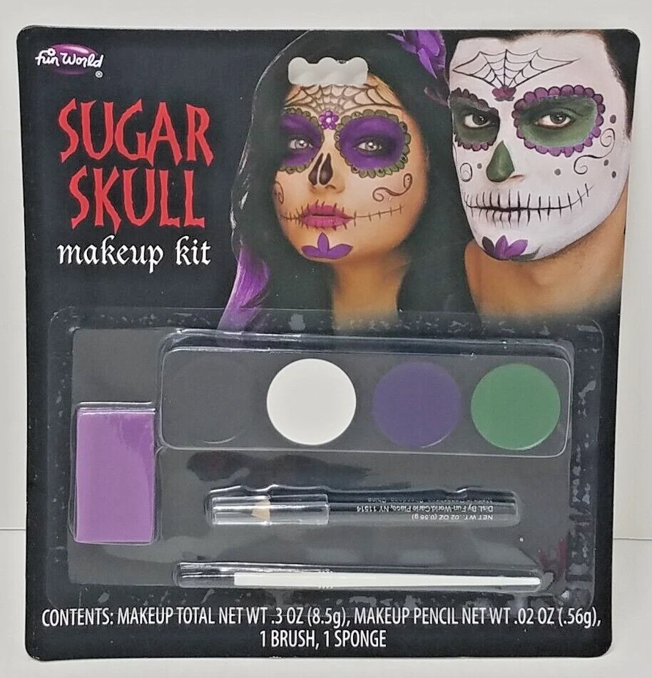 Halloween Sugar Skull Face Makeup