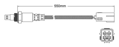 Pre-Cat oxygen sensor for Subaru Liberty / Outback EJ255 4-Cyl 2.5 ...