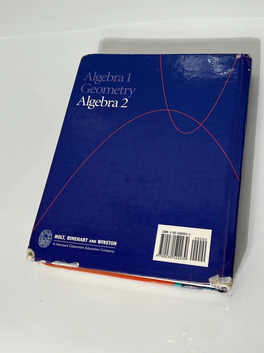 Holt Algebra 2 Textbook