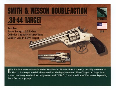 Smith & Wesson Double Action .38-44 Target Revolver Atlas Classic ...