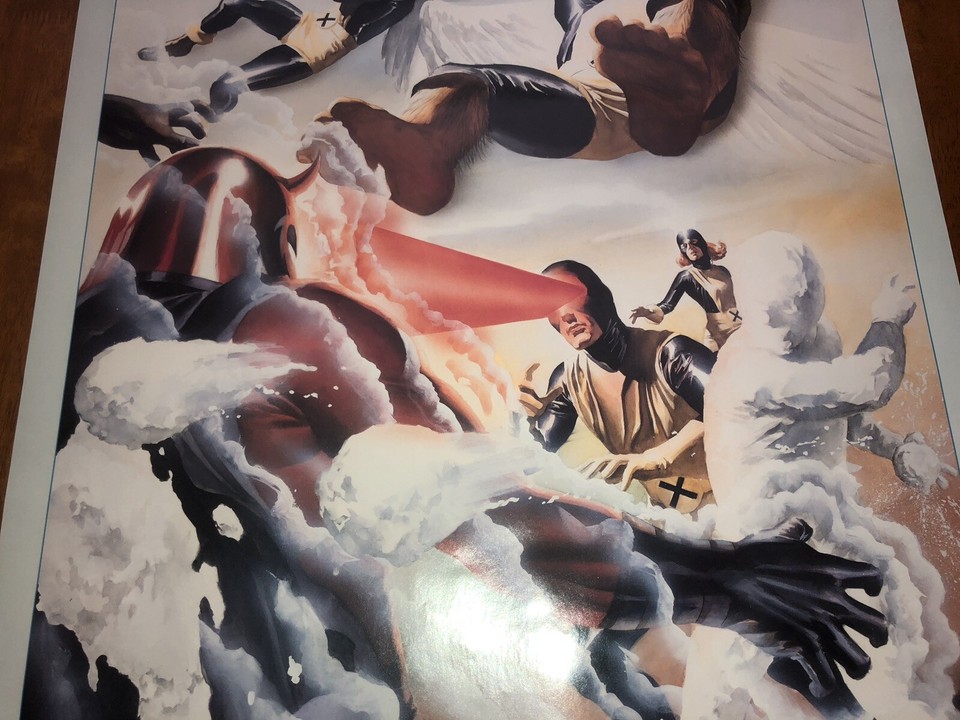 UNCANNY X-MEN #1 Alex Ross SIGNED Poster Art 22"x34" Marvel Limited ...