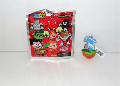 DC TEEN TITANS GO FIGURAL KEYRING SINGLE LOOSE T-TOWER EXCLUSIVE B | eBay