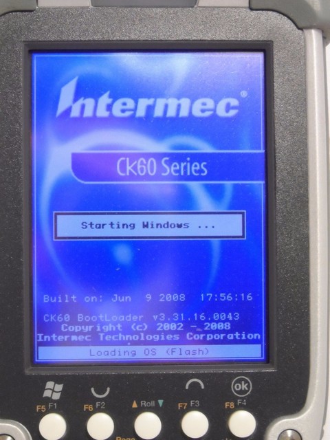 Intermec CK61 CK61A4141N0E0100 Barcode Scanner Color TE2000 Windows ...