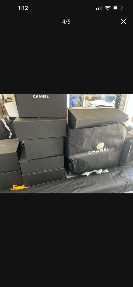 CHANEL Empty Gift Boxes Bundle Lot Assorted Different Sizes Authentic ...