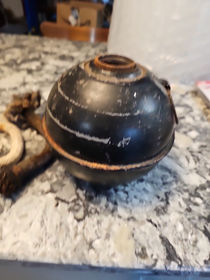 Antique The Toledo Torch Pressed Steel Smudge Pot Railroad Flare | eBay