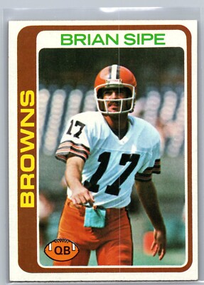 Brian Sipe 1978 Topps Football #53 Cleveland Browns NM-MT ** LOW ...