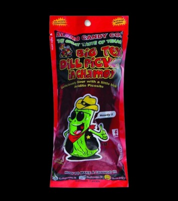 Alamo Candy Big Tex Dill Pickle In Chamoy Flavored Deliciously Sour | eBay