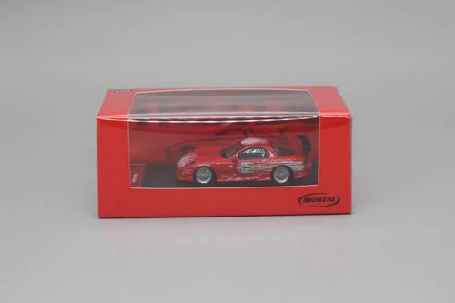 Mortal 1/64 Scale Mazda RX7 Veilside Red Diecast Model Toy Gift NIB | eBay