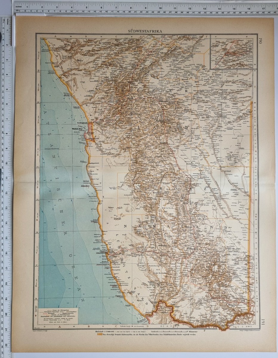 Southwest Africa Map