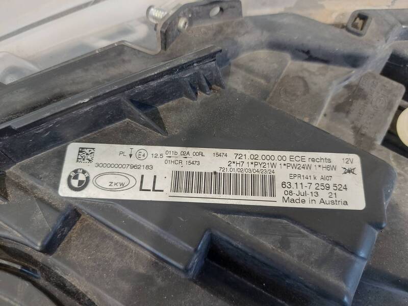 63117259524 faro derecho para BMW 3 TOURING 16 D 2012 103490 | Compra ...