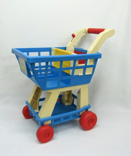Vtg 1989 Fisher Price Shopping Cart | eBay